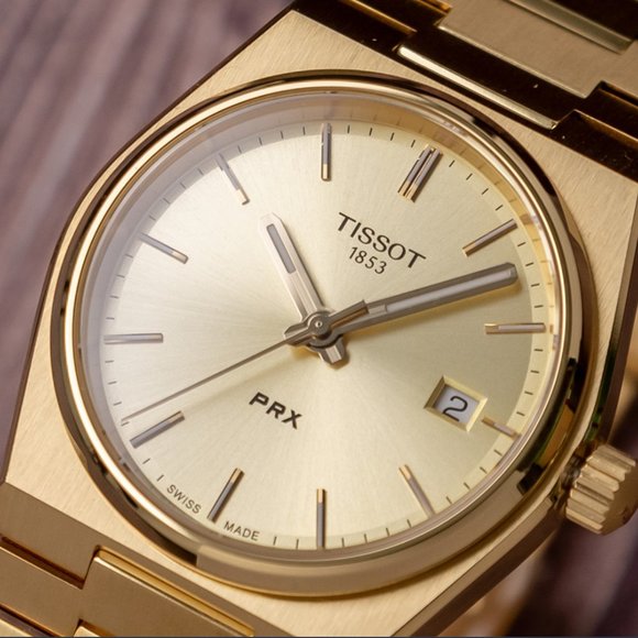 Tissot | Accessories | Tissot Tclassic Prx Yellow Gold Pvd Bracelet ...